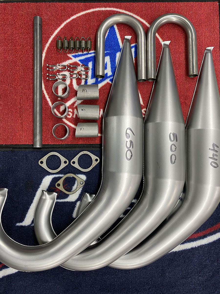 440, 500, 650 FA/Liquid Triple Pipes – Troy Pierce Racing